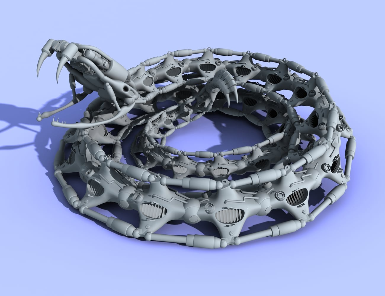 Cyber Snake V1 | Daz 3D