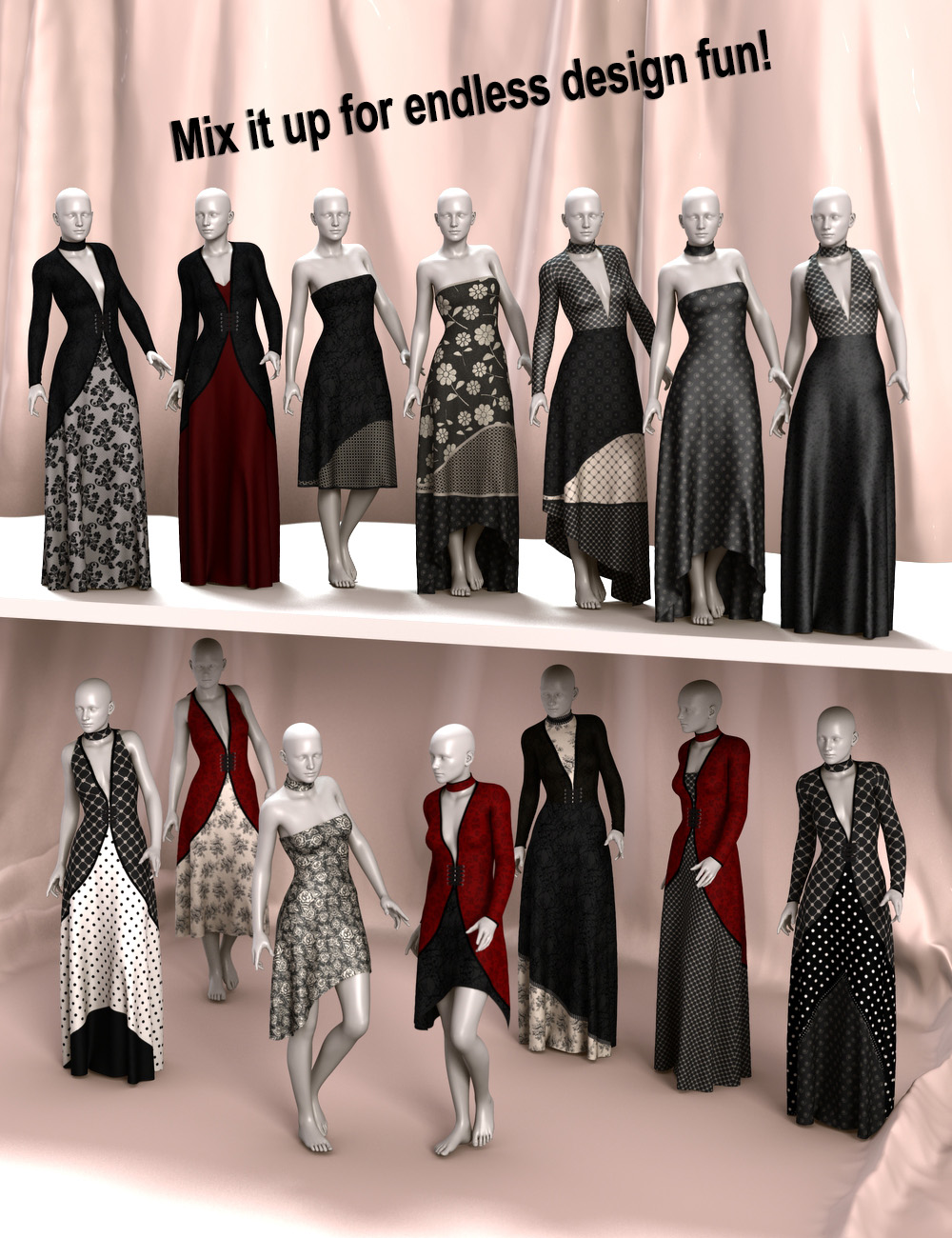 MeriMay Dress Designer Two | Daz 3D