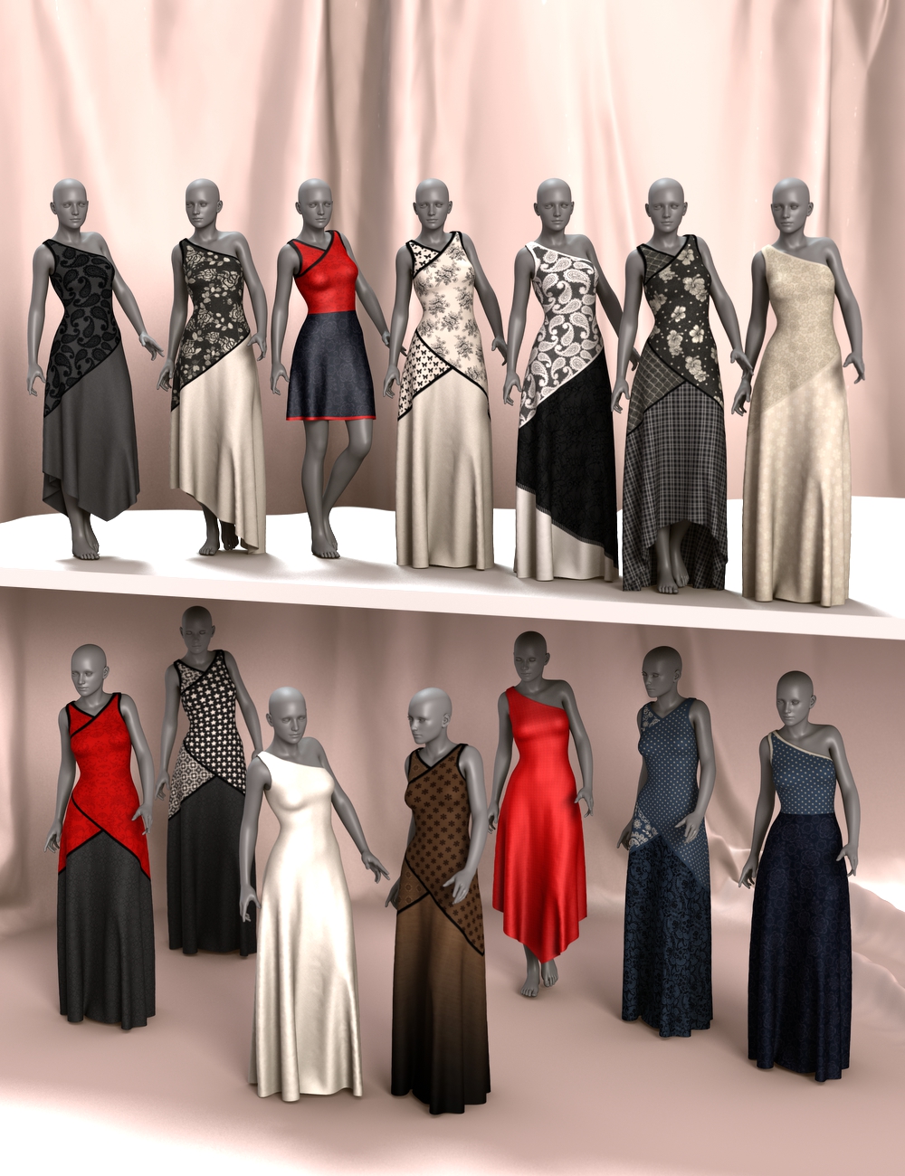 MeriMay Dress Designer Three | Daz 3D
