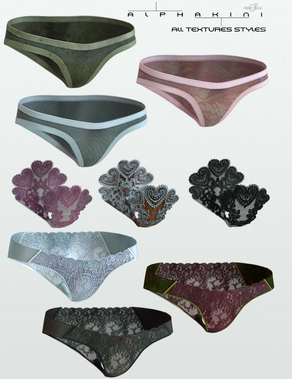 AlphaKini Contemporary | Daz 3D