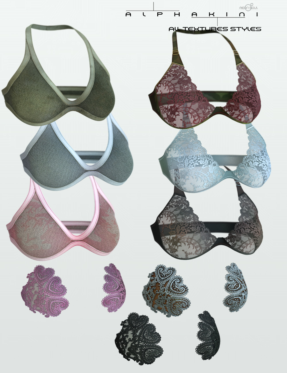 AlphaKini Bundle | Daz 3D