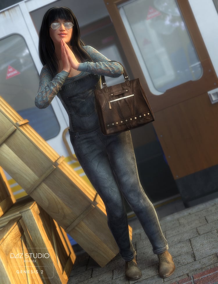 Mod for Casual Wear Overalls | Daz 3D