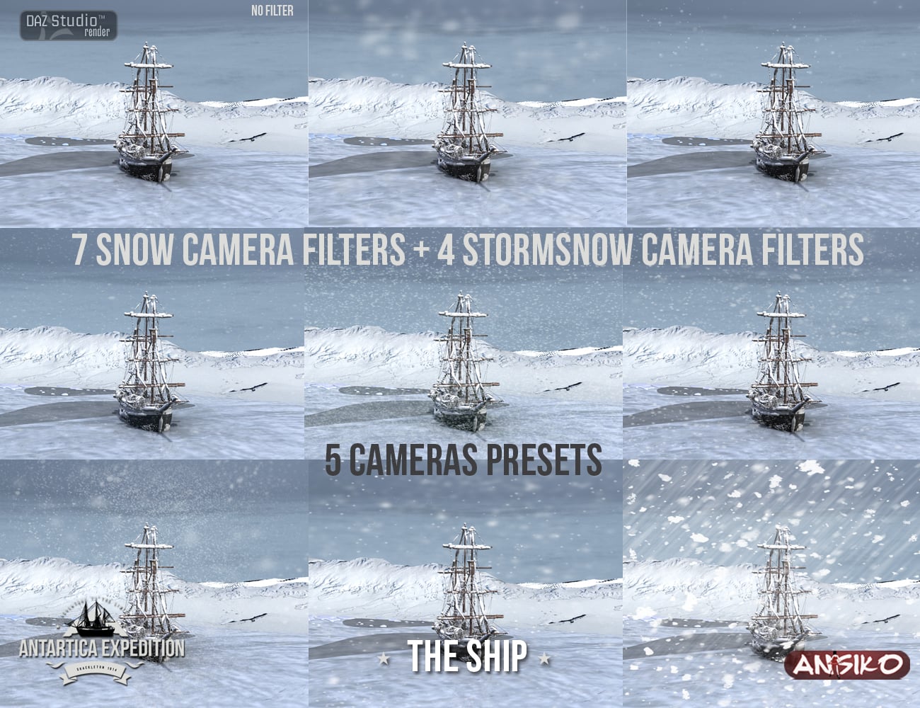 Antarctica Expedition: The Ship | Daz 3D