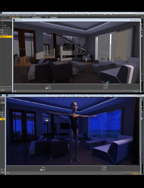 DAZ Studio Day & Night Interior Lighting - Jolt Series | Daz 3D