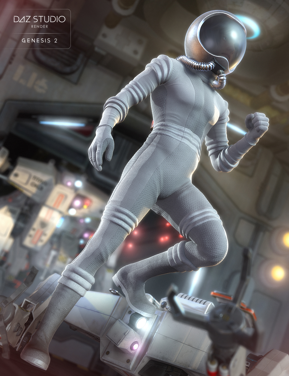 Callie & Cory In Space | Daz 3D