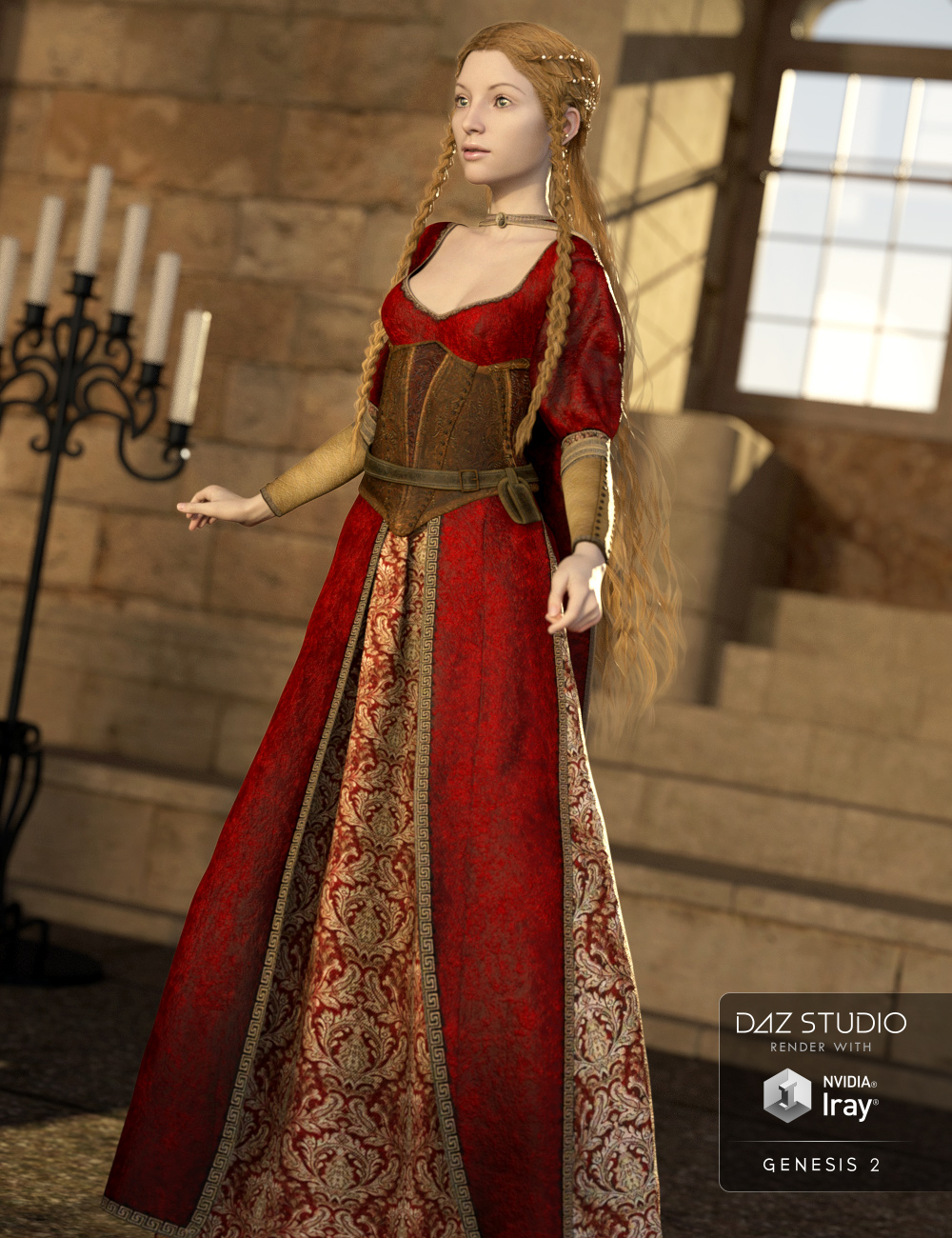 Arthurian Outfit Textures | Daz 3D