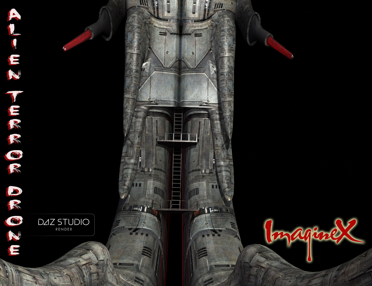SciFi Alien Terror Drone | Daz 3D