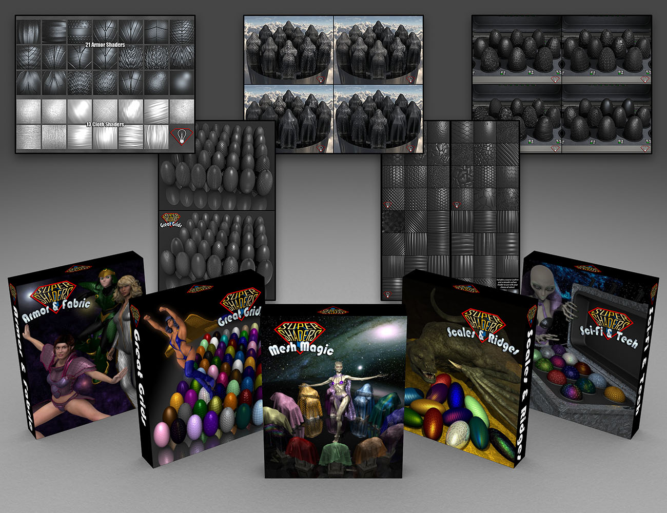 Super Shaders - Super Bundle | Daz 3D