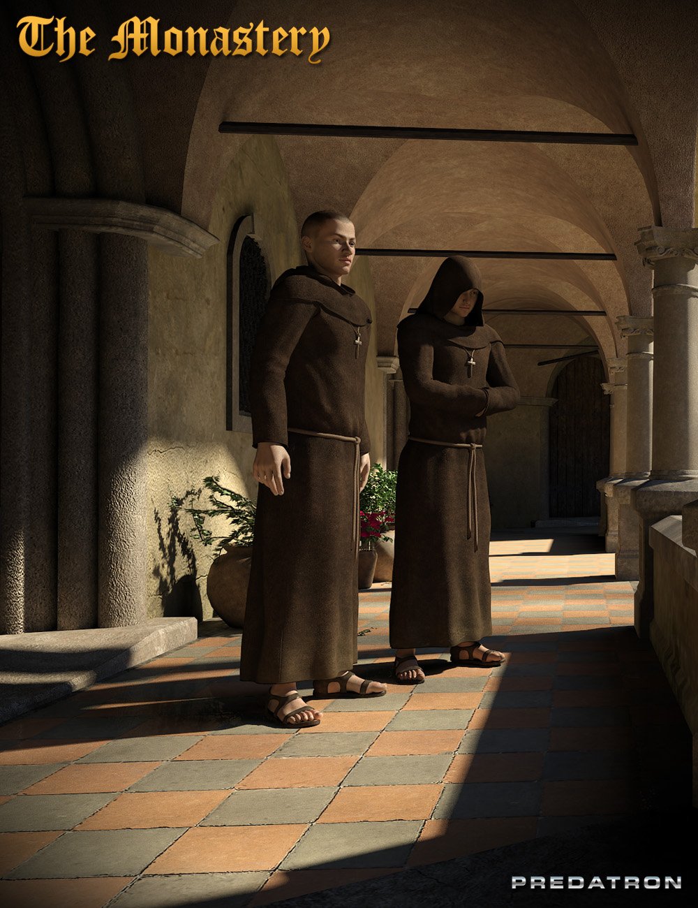 Monastery and Monks Robes Bundle | Daz 3D