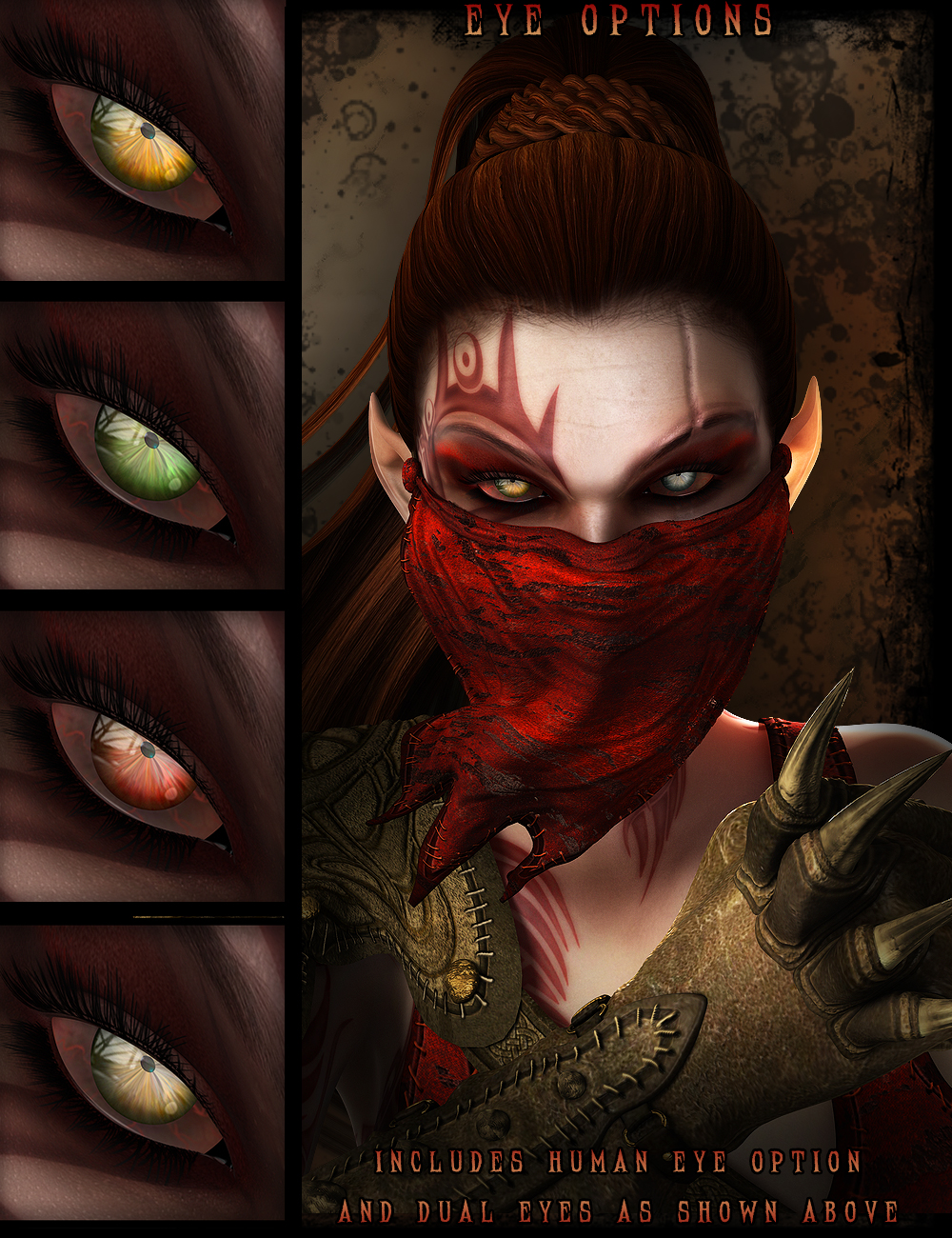 Dark Apocalypse: Viridian Skye Bundle | Daz 3D