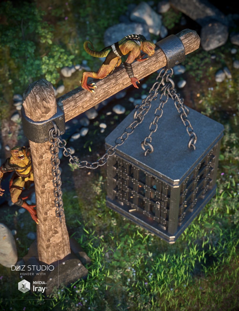 The Hanging Cage | Daz 3D