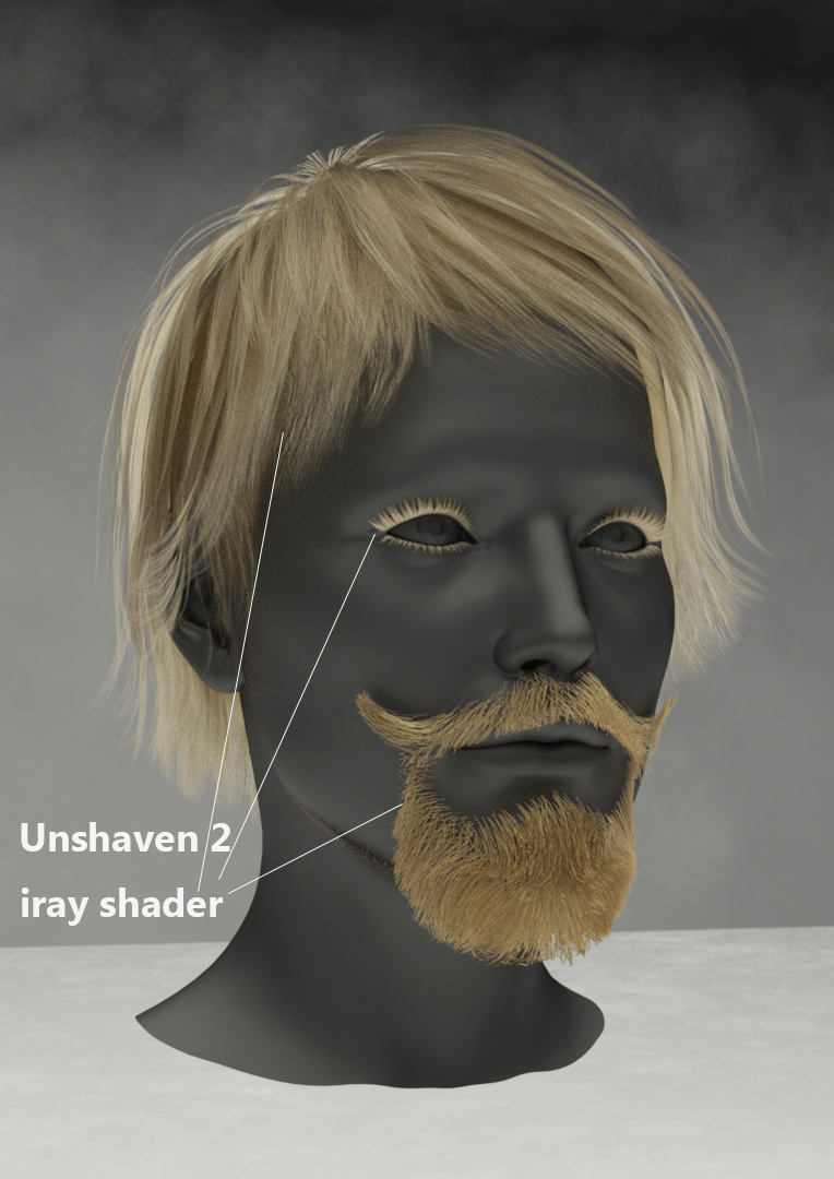 Mec4D Unshaven 2 for Genesis 2 Male(s) | Daz 3D