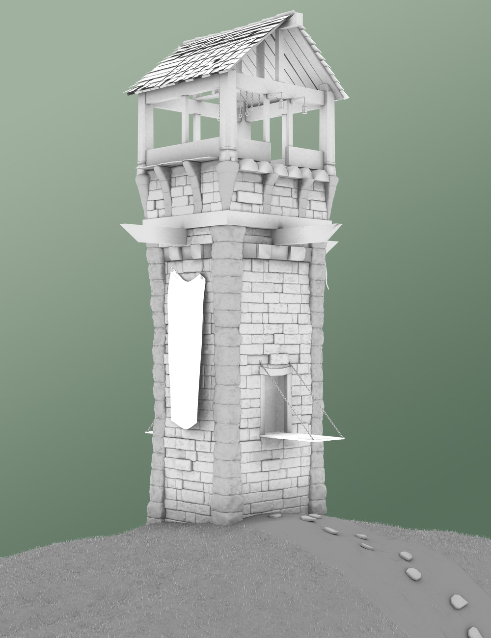 Sentry Tower | Daz 3D