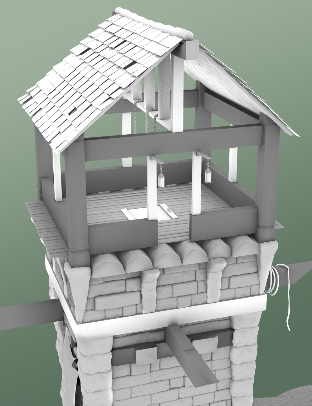 Sentry Tower | Daz 3D