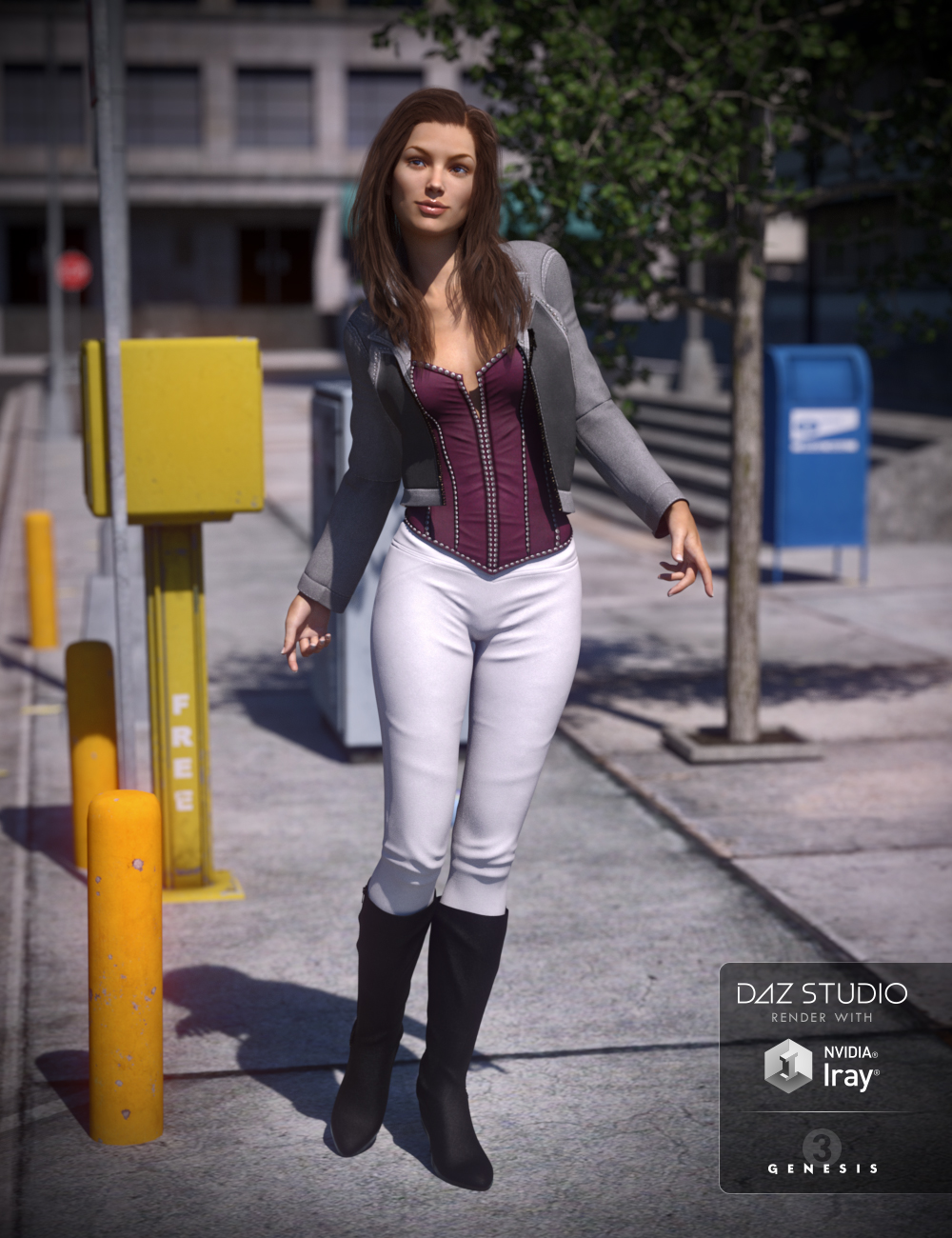 Vigilante Outfit Textures | Daz 3D