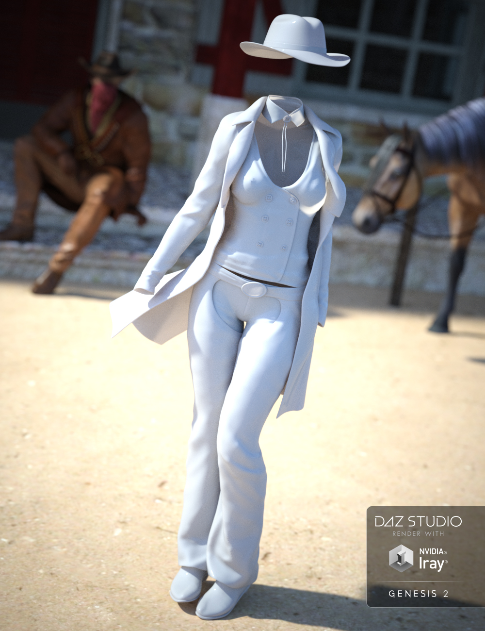 Cowgirl For Genesis 2 Female S Daz 3d