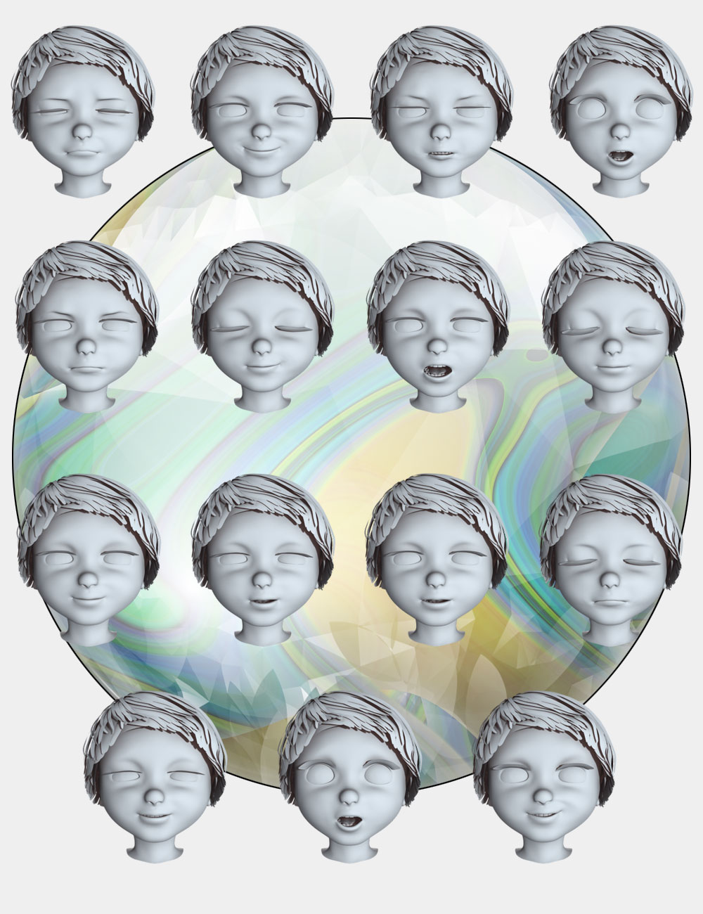 Cute Little Poses | Daz 3D