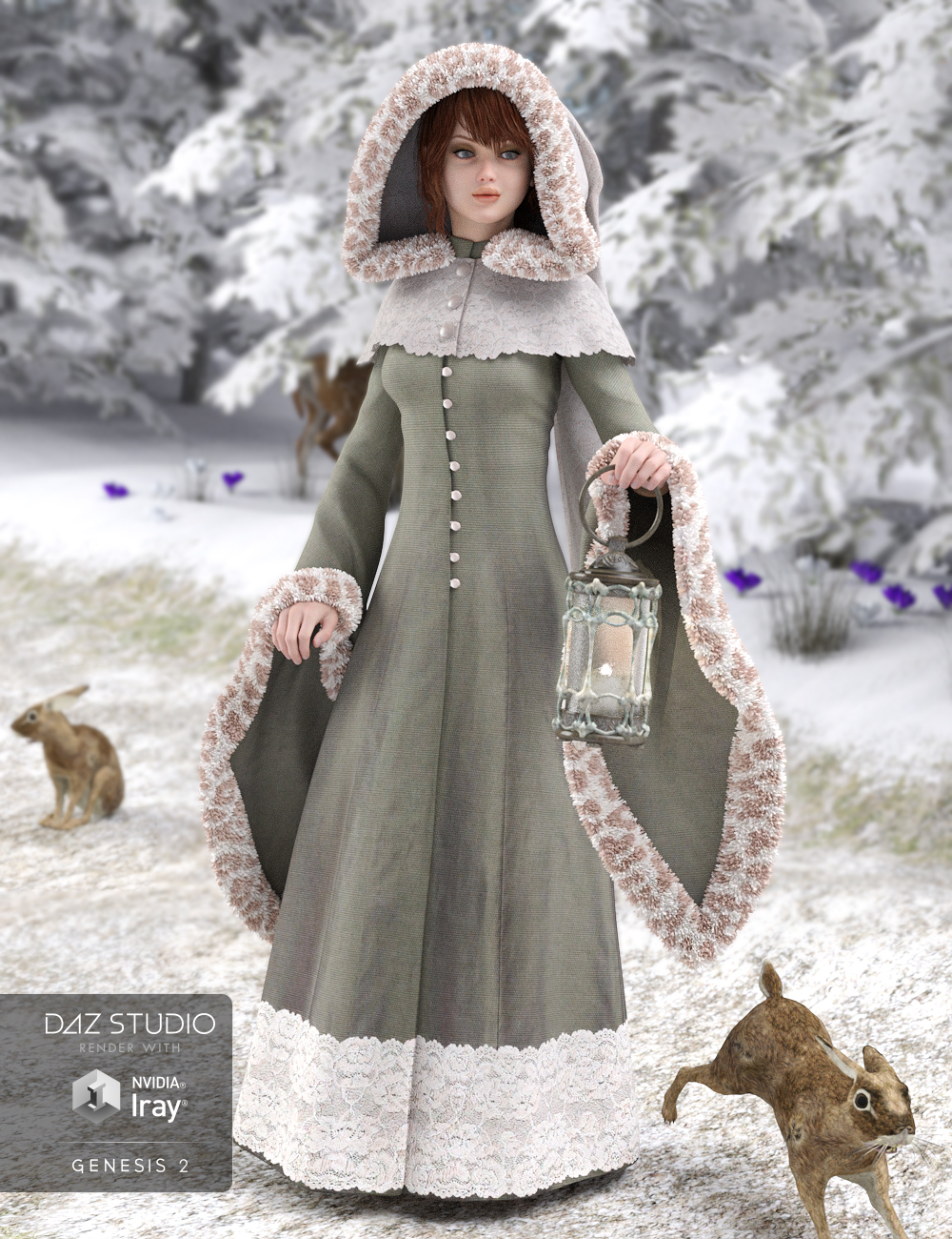 Wild Winter for Winter Fantasy | Daz 3D