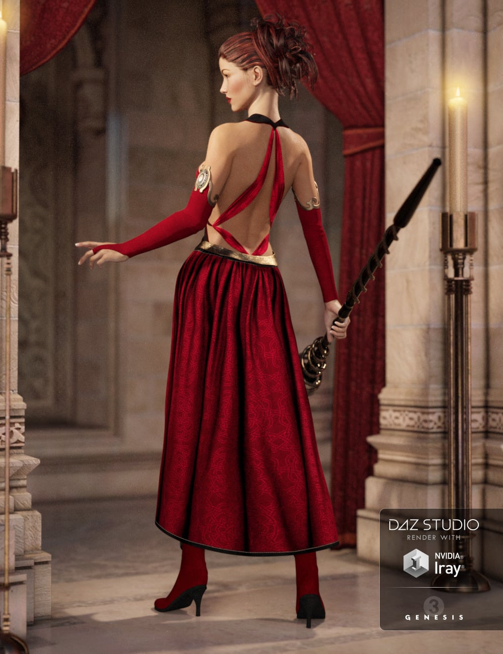 Sexy Sorceress For Genesis 3 Female S Daz 3d