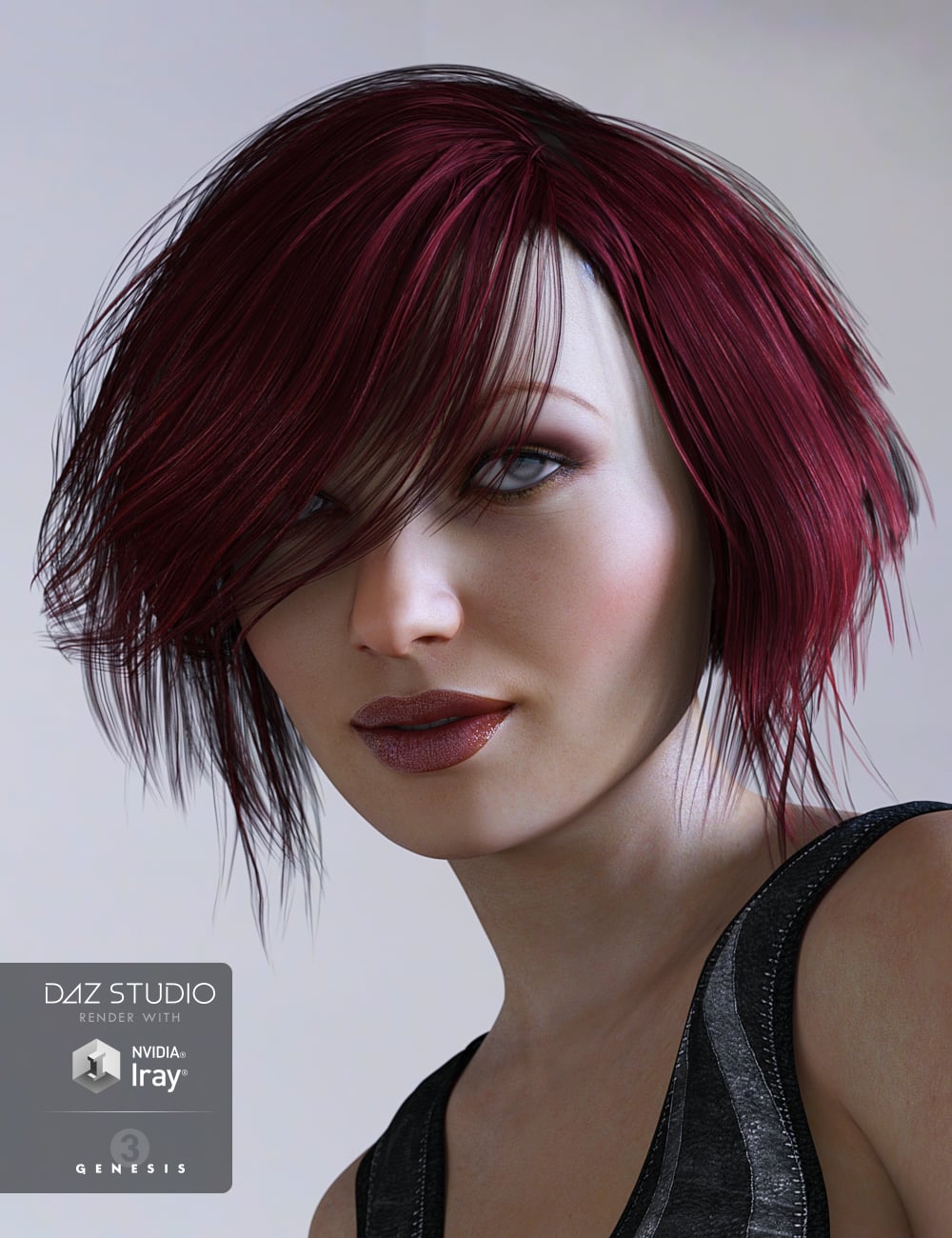 Brady Hair for Genesis 3 Female(s) | Daz 3D