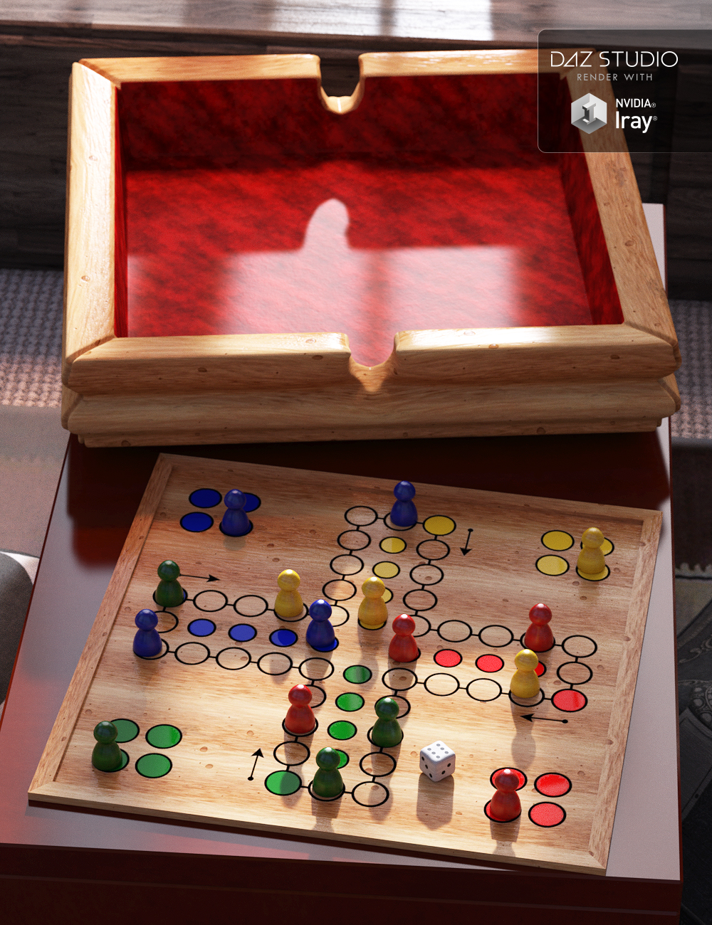 RW Pachisi Game | Daz 3D