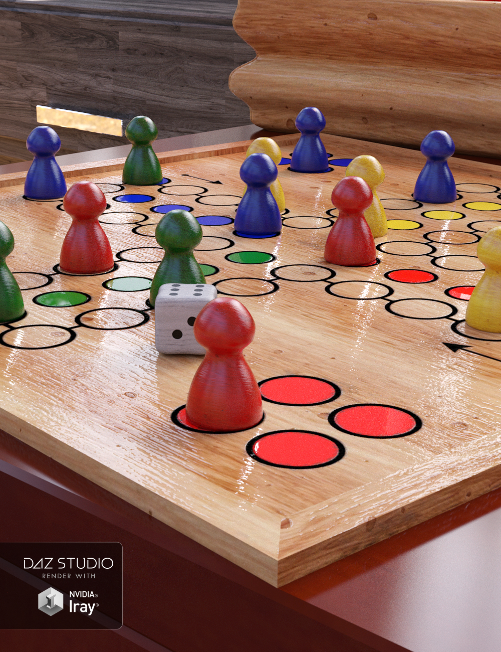 RW Pachisi Game | Daz 3D