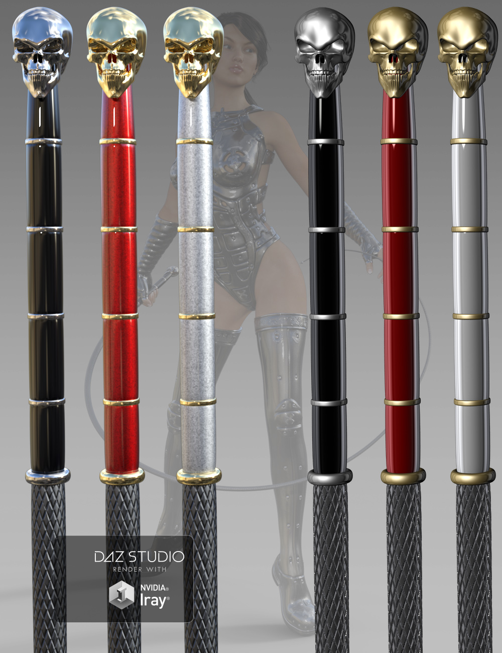 Whip and Poses for Genesis 3 Female(s) | Daz 3D