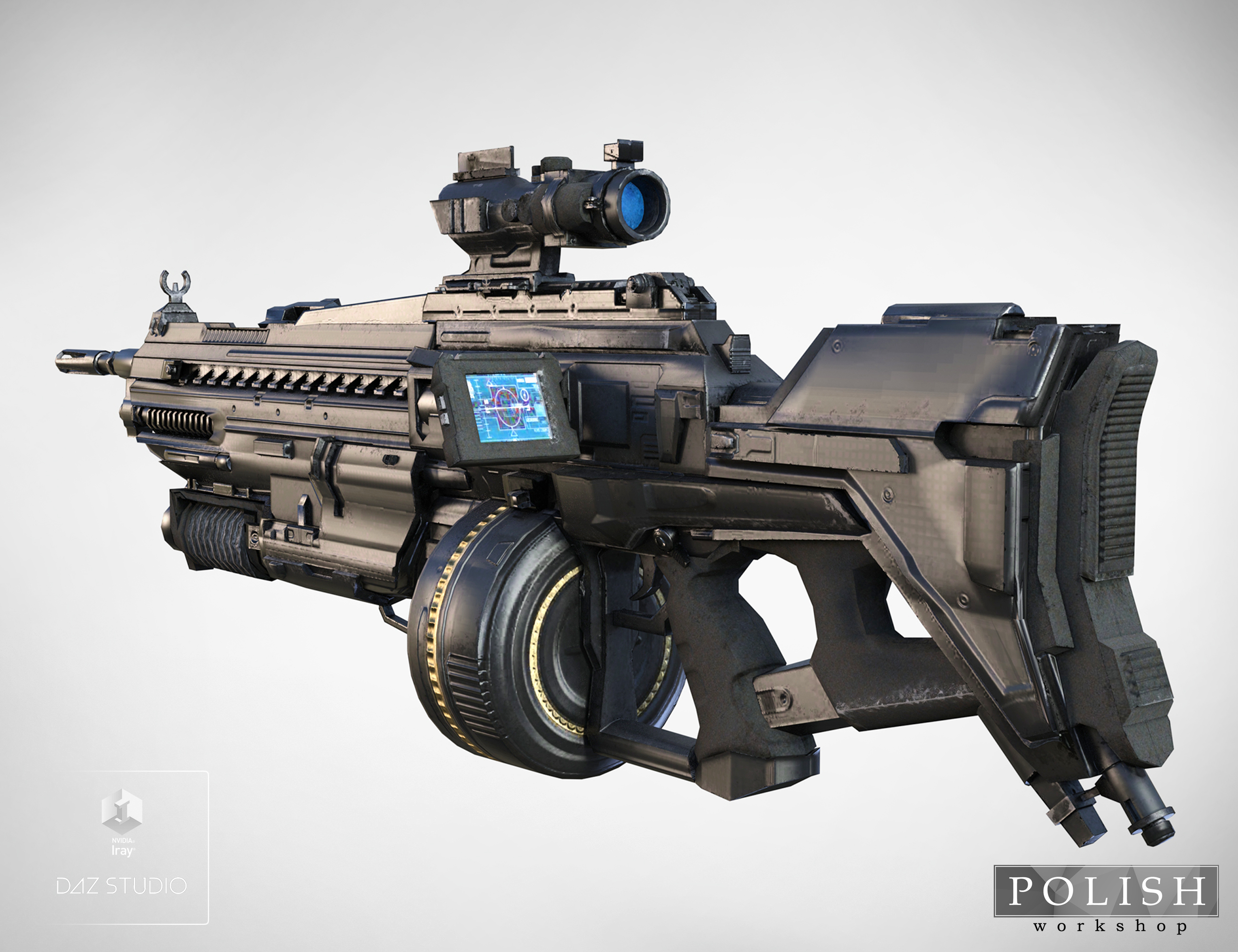 Assault Rifle | Daz 3D