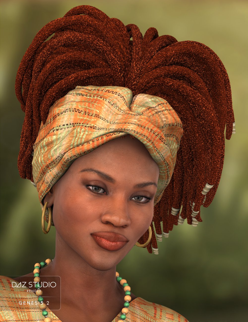 Afro Dreadlocks Bundle with Bonus Content | Daz 3D
