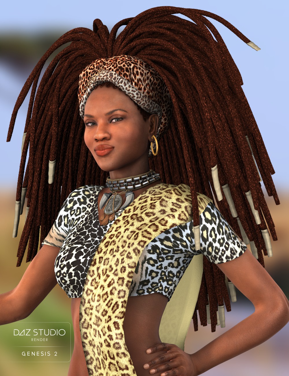 Afro Dreadlocks Bundle with Bonus Content | Daz 3D