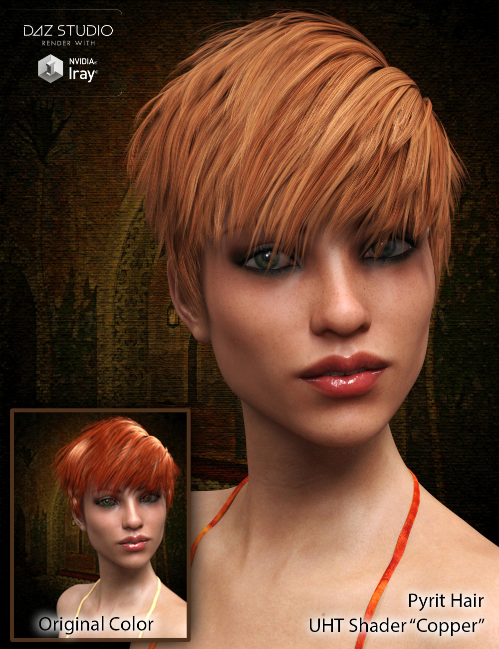 UHT Hair Shaders for Iray | Daz 3D