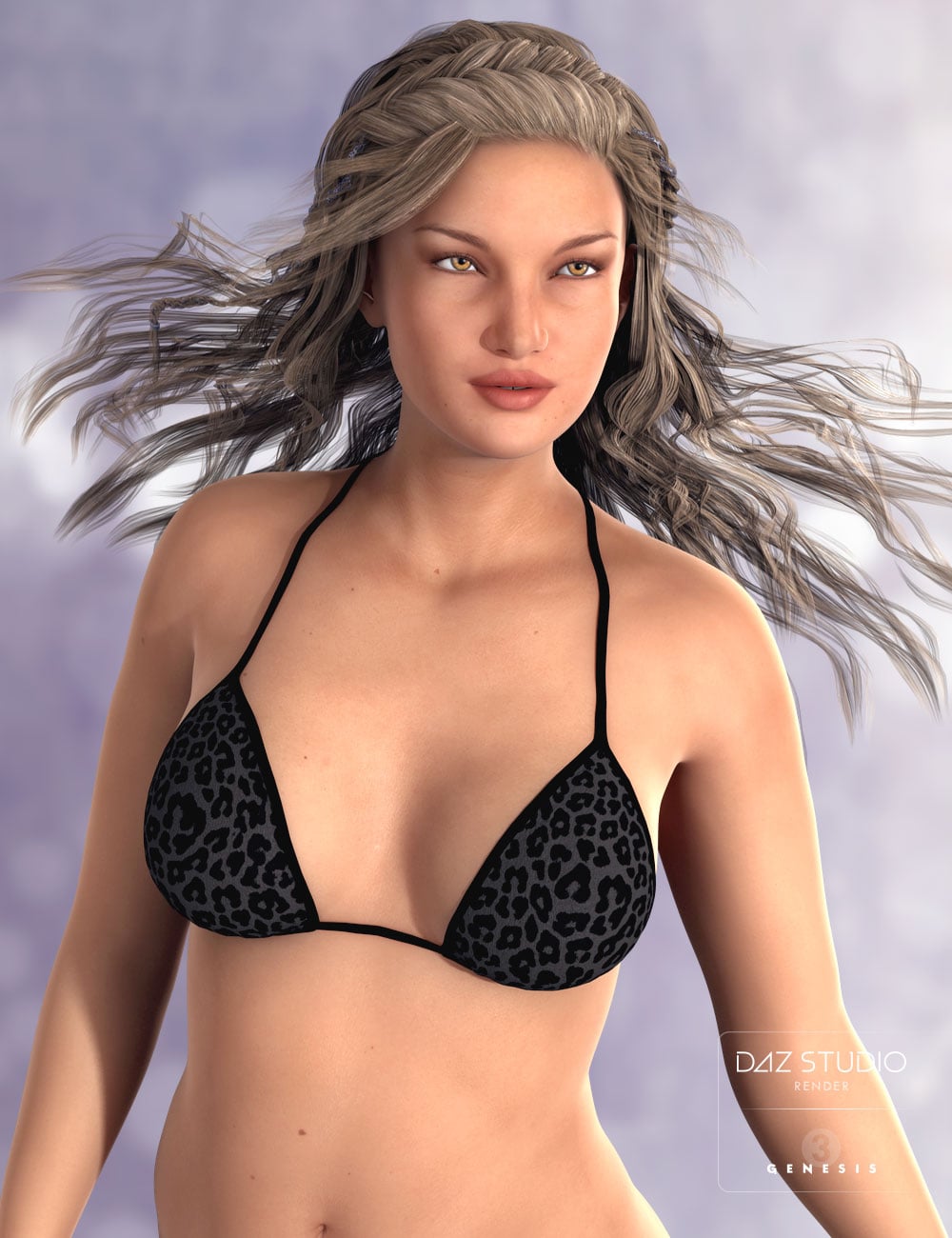 Sienna Hair for Genesis 3 Female(s) and Genesis 2 Female(s) | Daz 3D