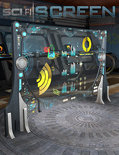 SciFi Screen | Daz 3D