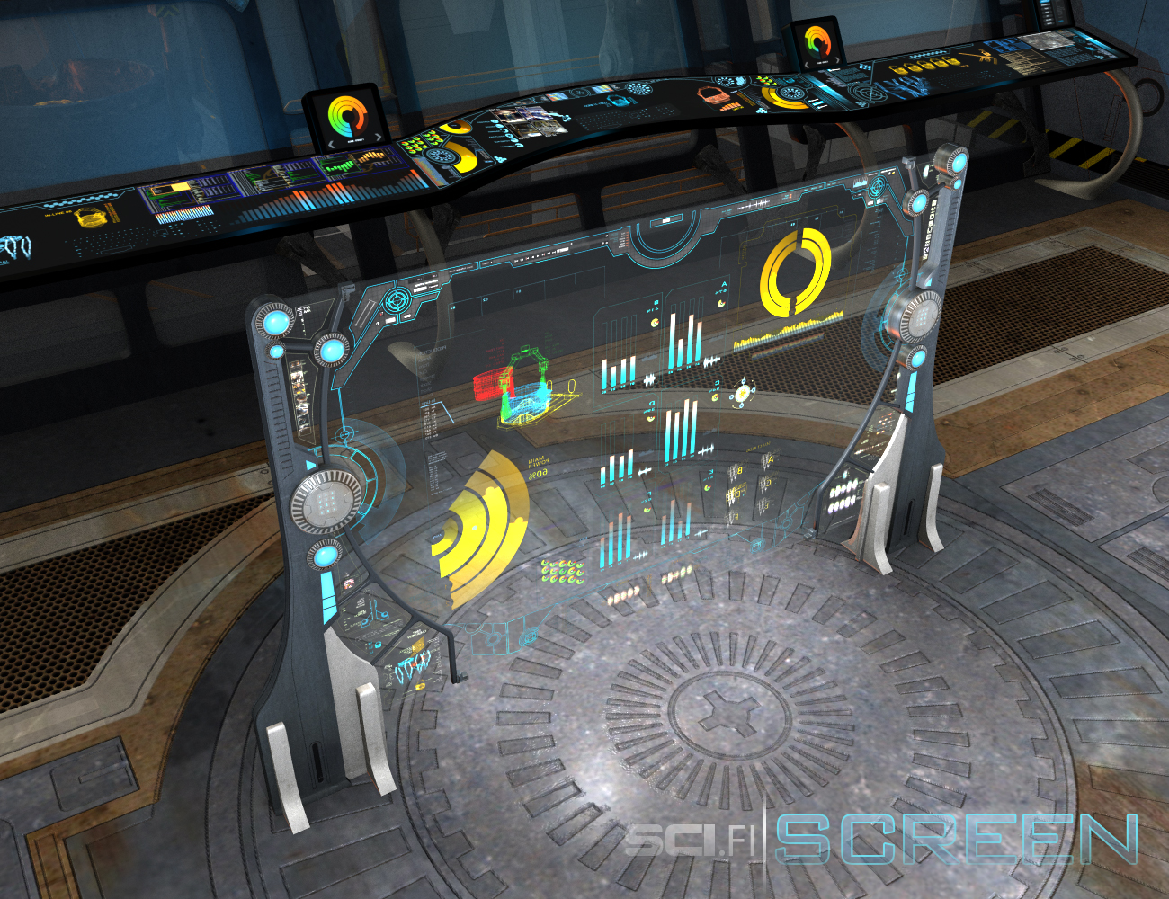 SciFi Screen | Daz 3D