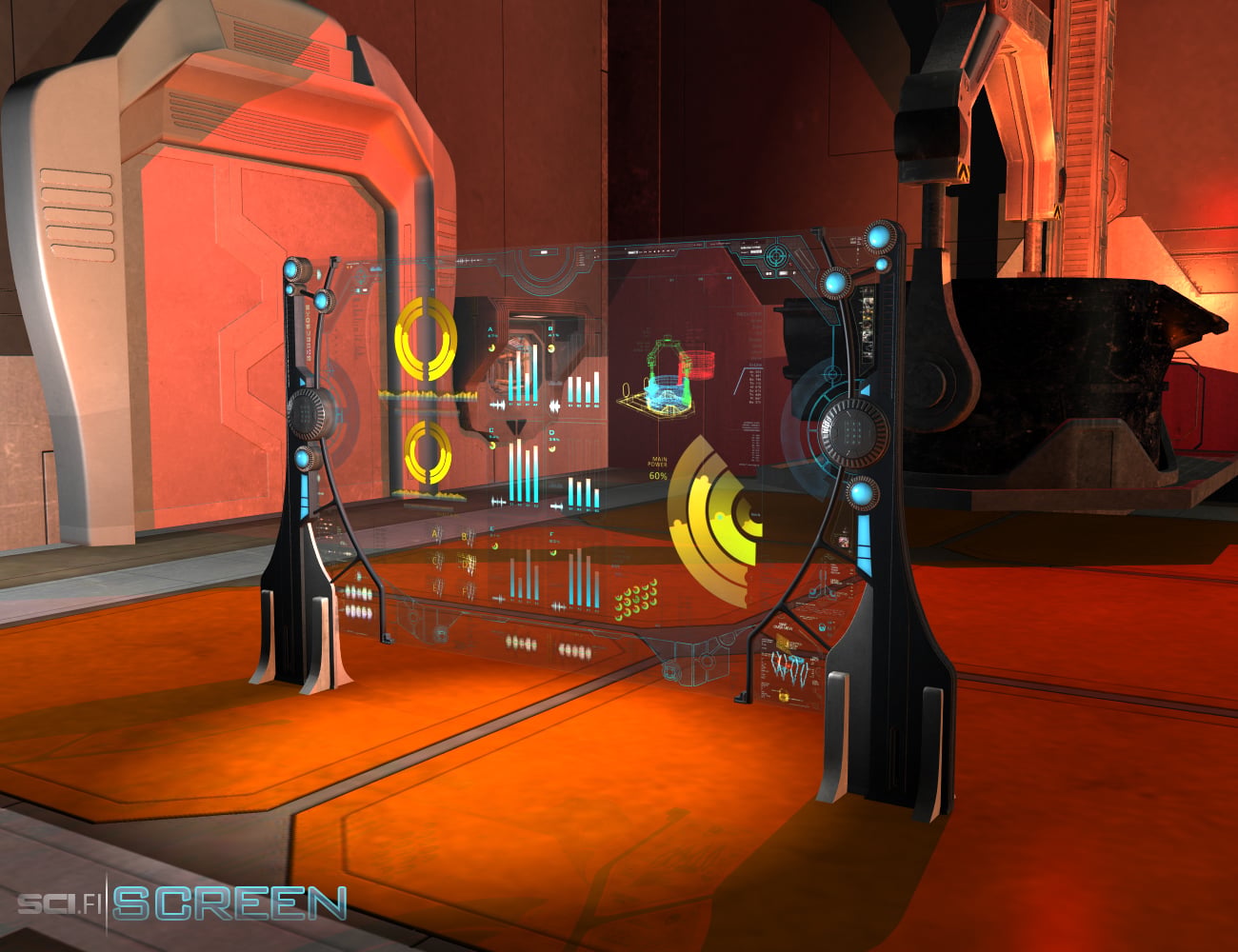 SciFi Screen | Daz 3D