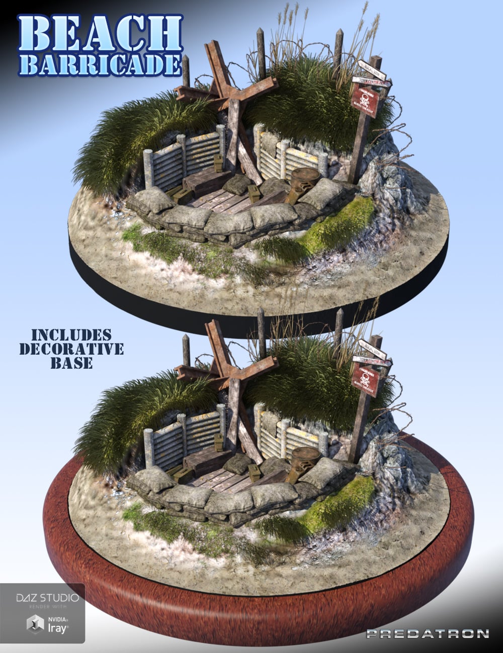 Beach Barricade | Daz 3D