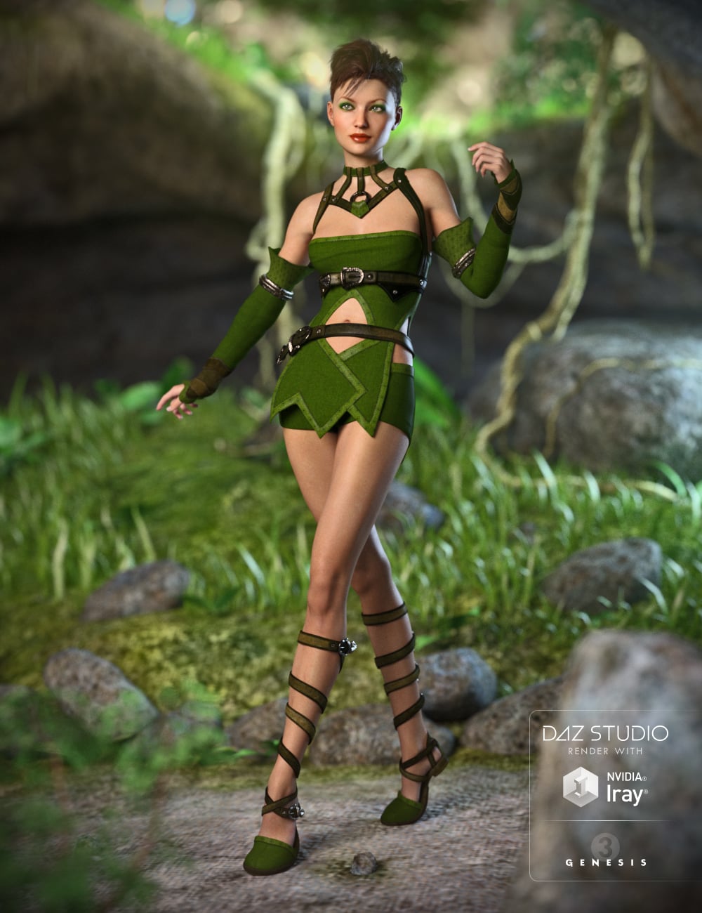 Eva 7 Pro Bundle | Daz 3D