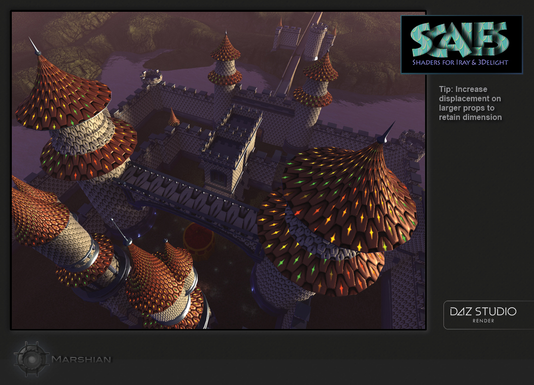 Scale Shaders | Daz 3D