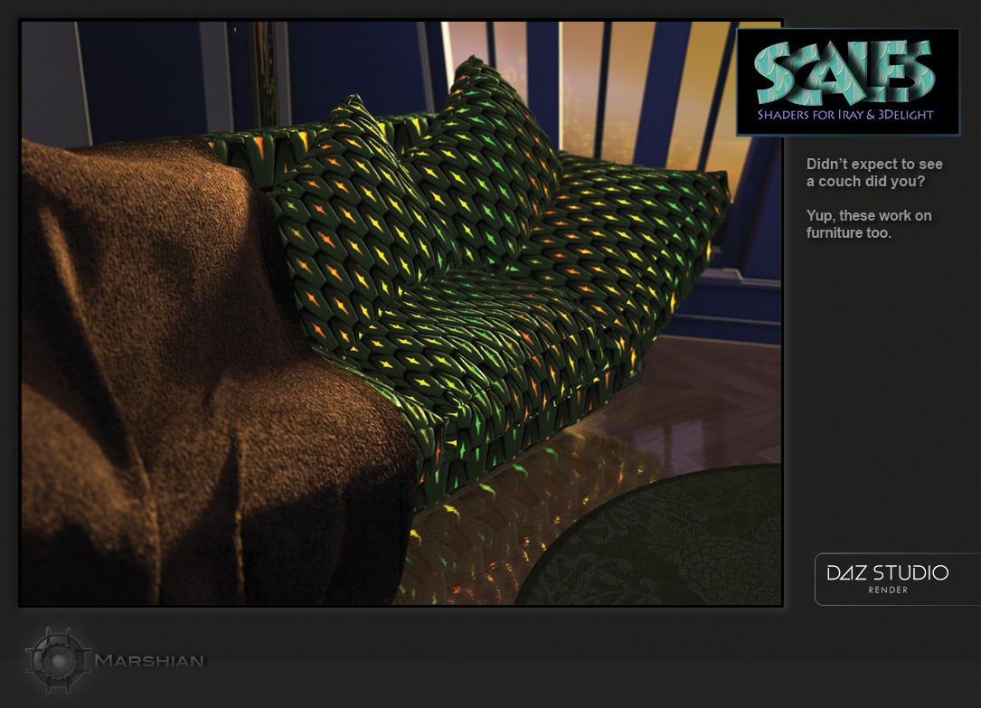 Scale Shaders | Daz 3D