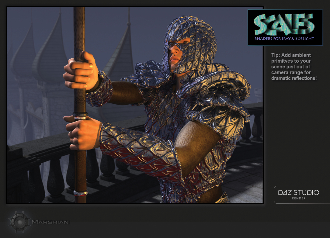Scale Shaders | Daz 3D