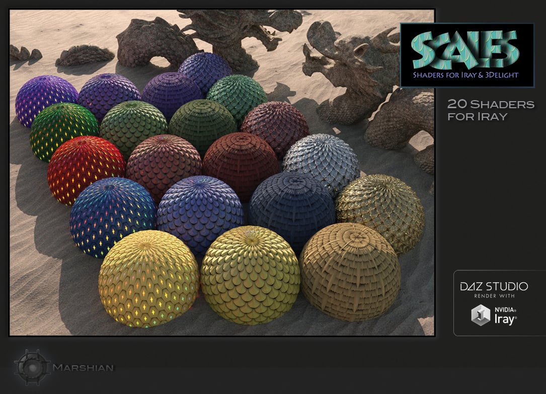 Scale Shaders | Daz 3D