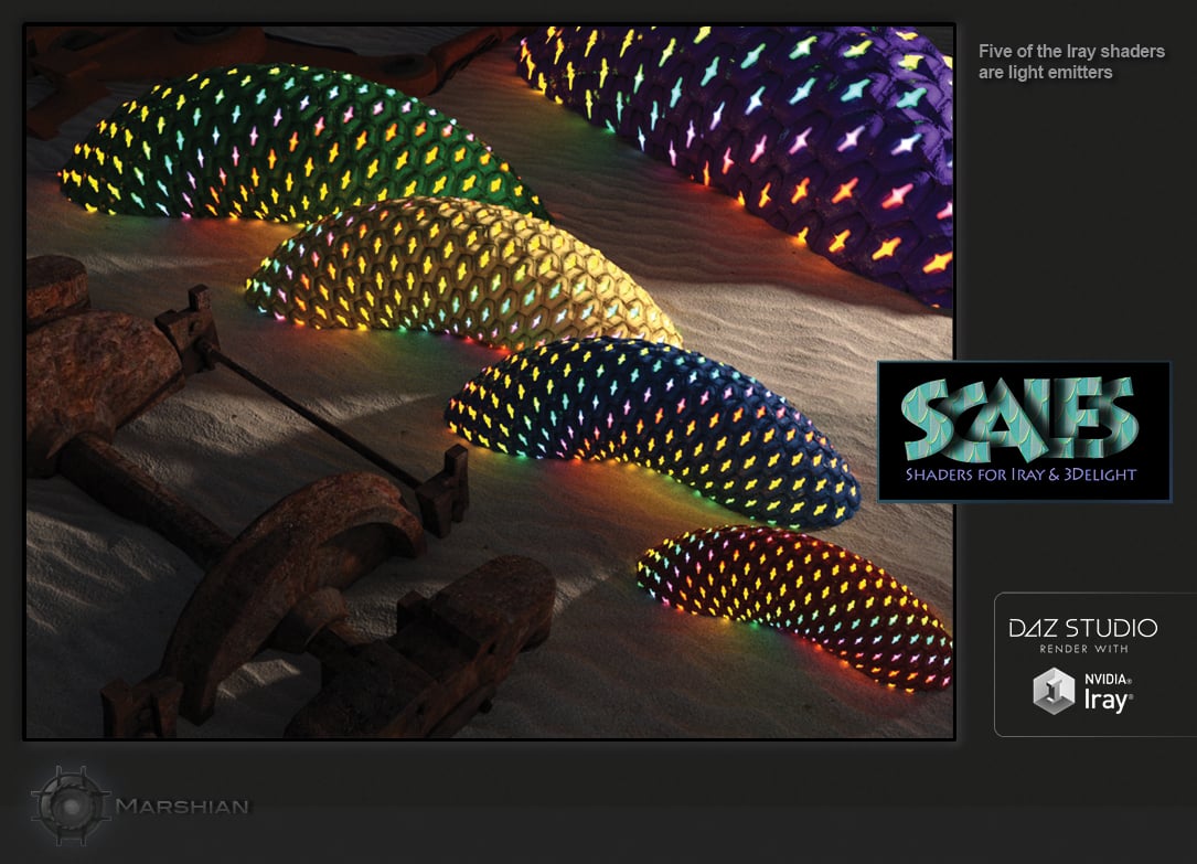 Scale Shaders | Daz 3D