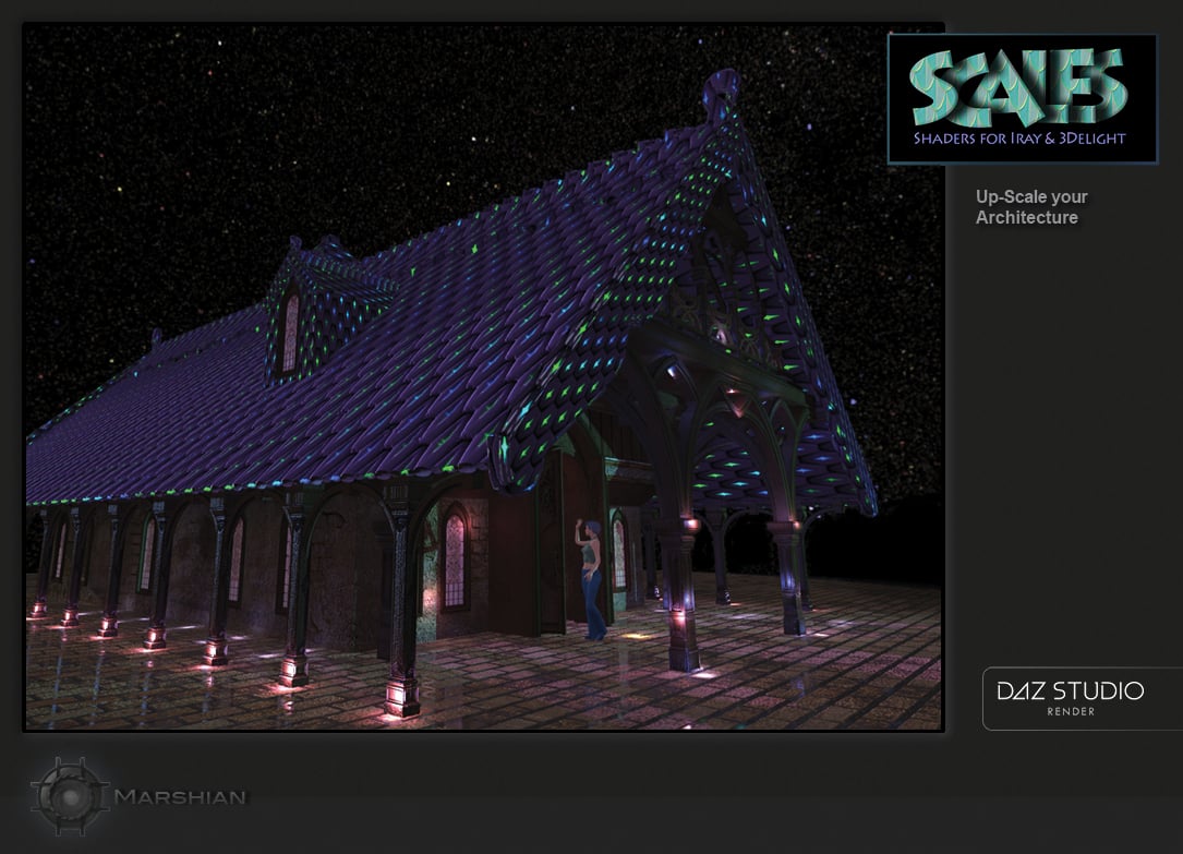 Scale Shaders | Daz 3D