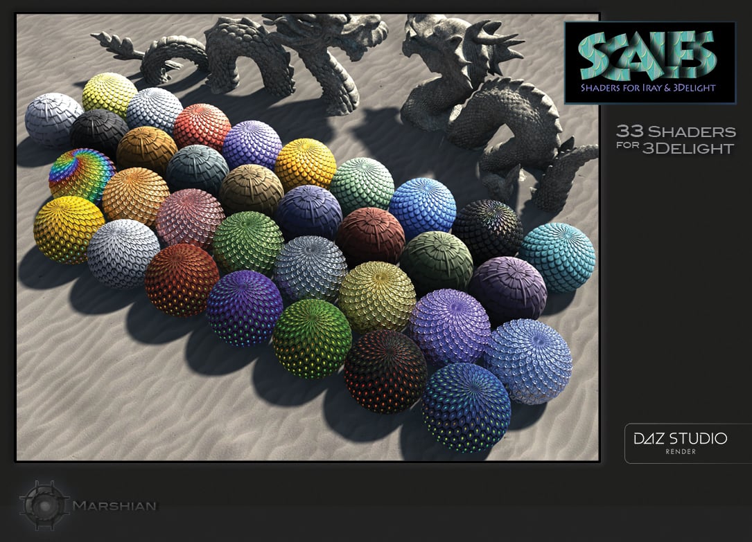 Scale Shaders | Daz 3D