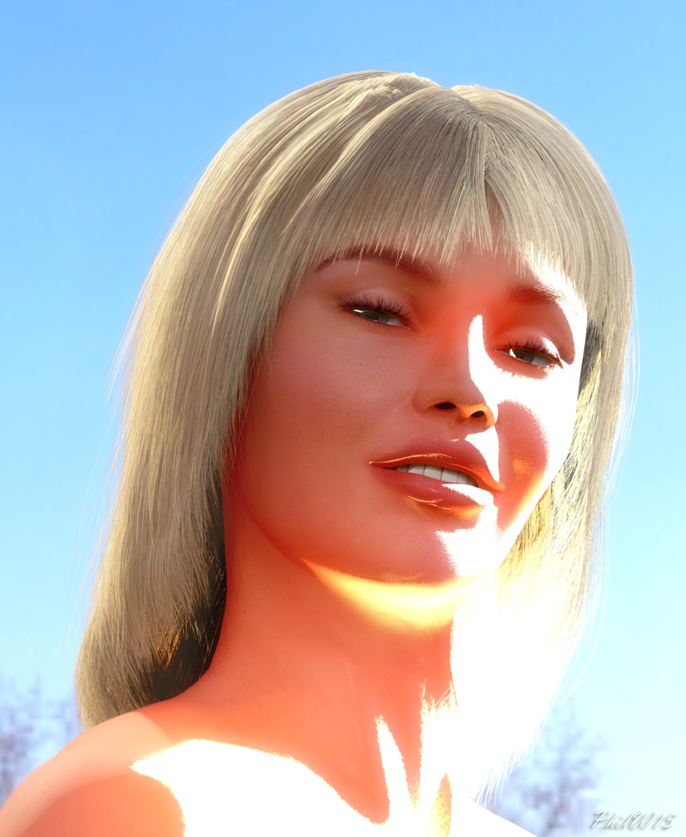 Adrea Hair for Carrara | Daz 3D