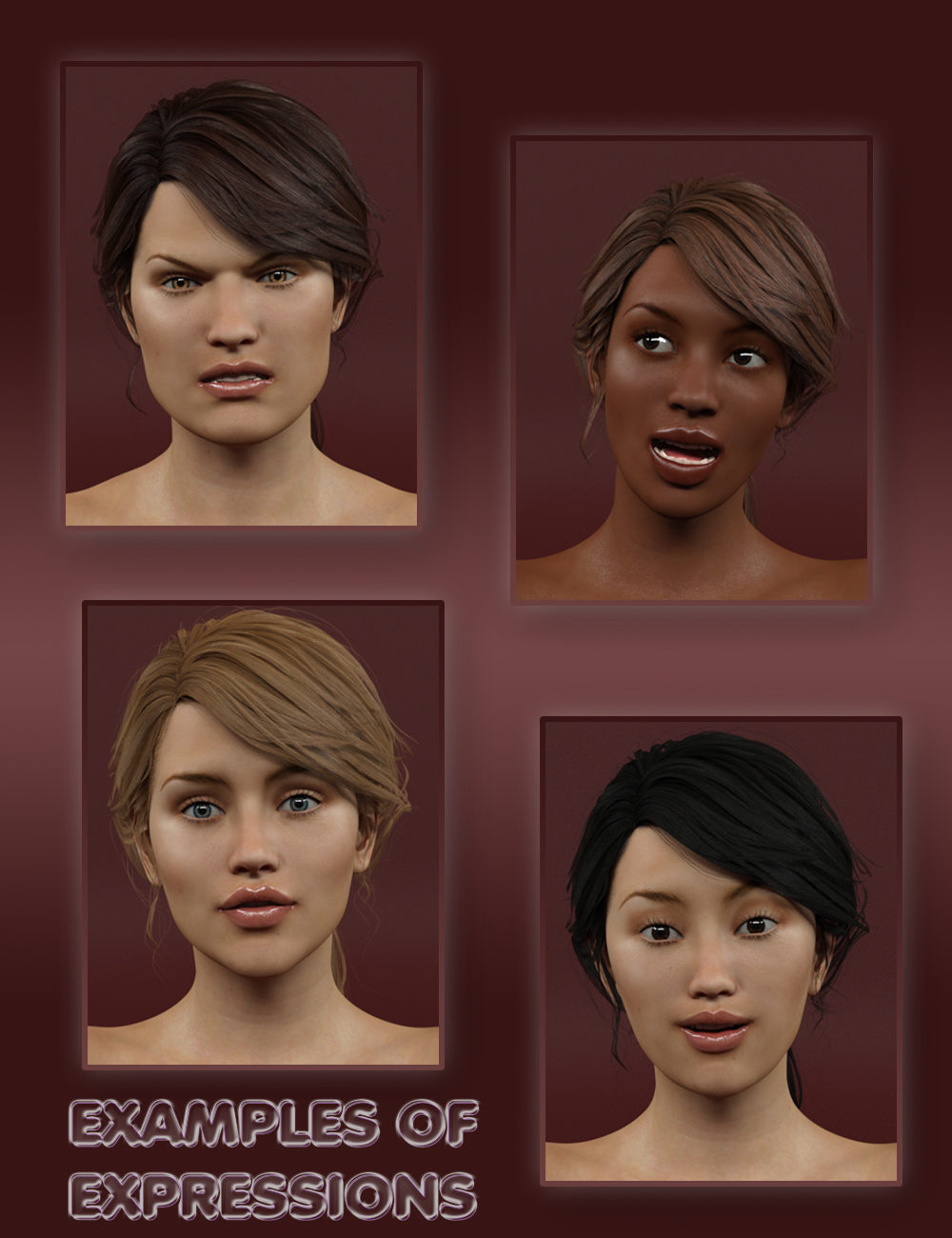 Genesis 2 Legacies for Genesis 3 Female: Beauties | Daz 3D