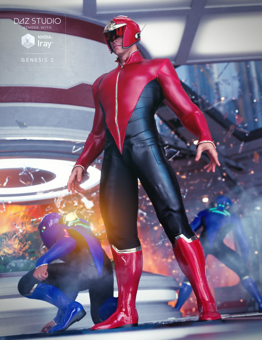 Scott 6 Pro Bundle | Daz 3D