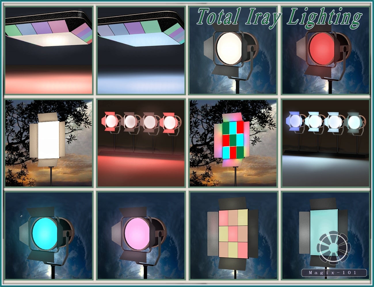 Total Iray Lighting | Daz 3D