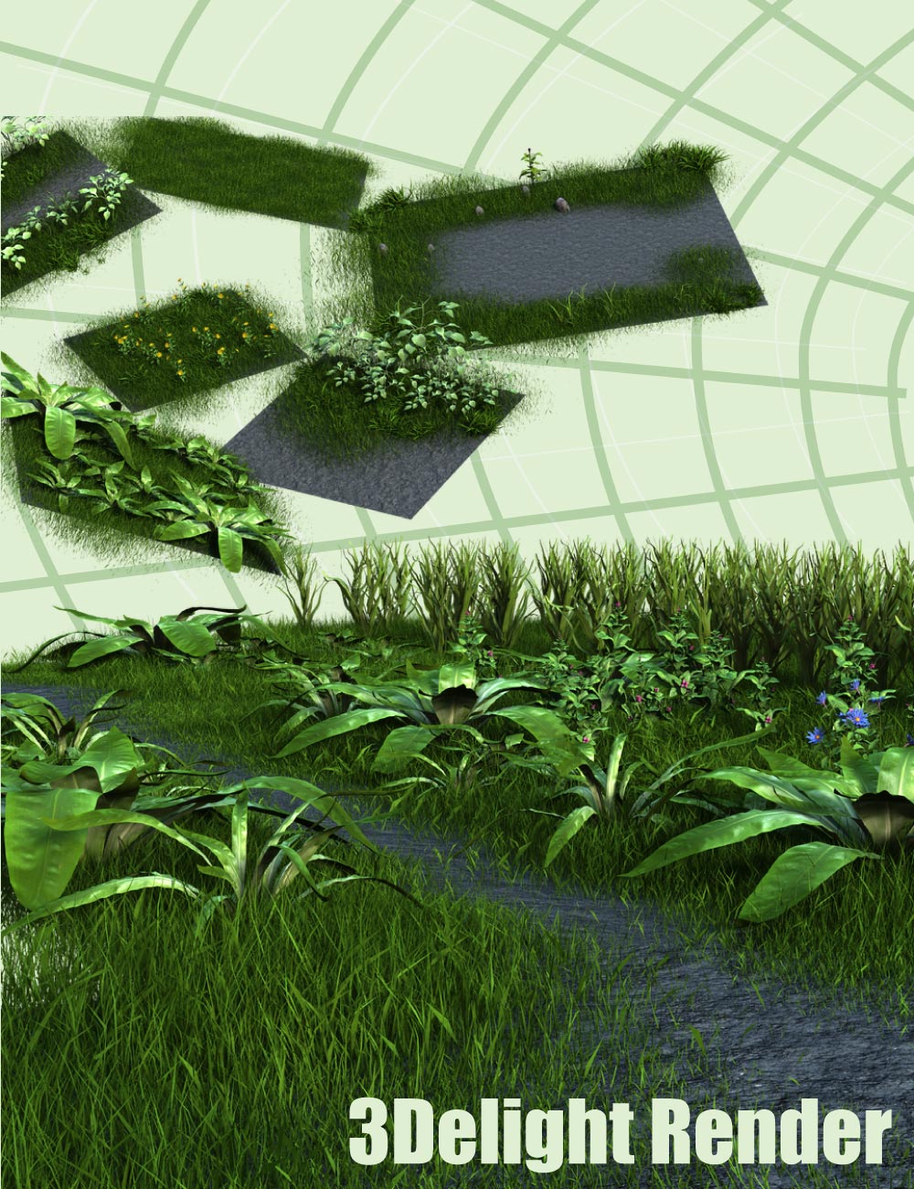 G3D-DA Grass and Plant Pack | Daz 3D