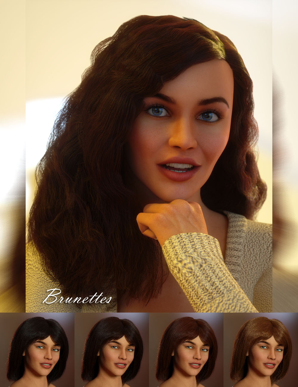 Octane Hair Shaders for Carrara | Daz 3D